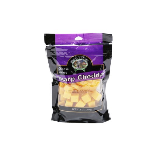 Cheddar - Sharp Cubes WC 8 oz | Walnut Creek Foods