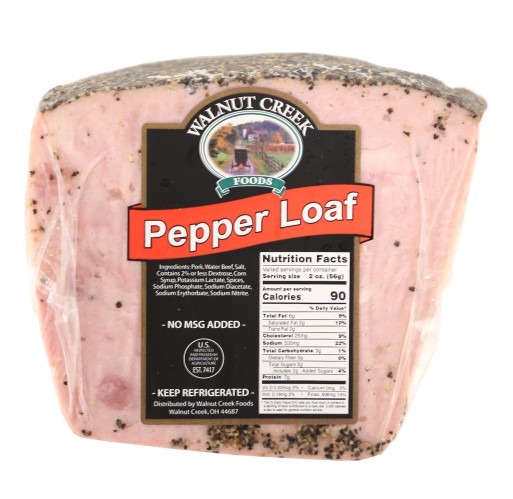 Deli Loaf - Pepper WC 2/3 lb | Walnut Creek Foods